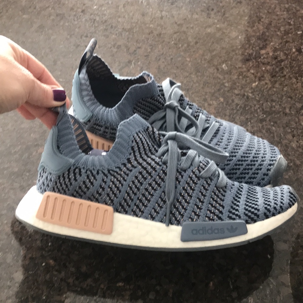 Adidas Originals Women Ndm Running Shoe: Steel/Ash/Pe… - Gem